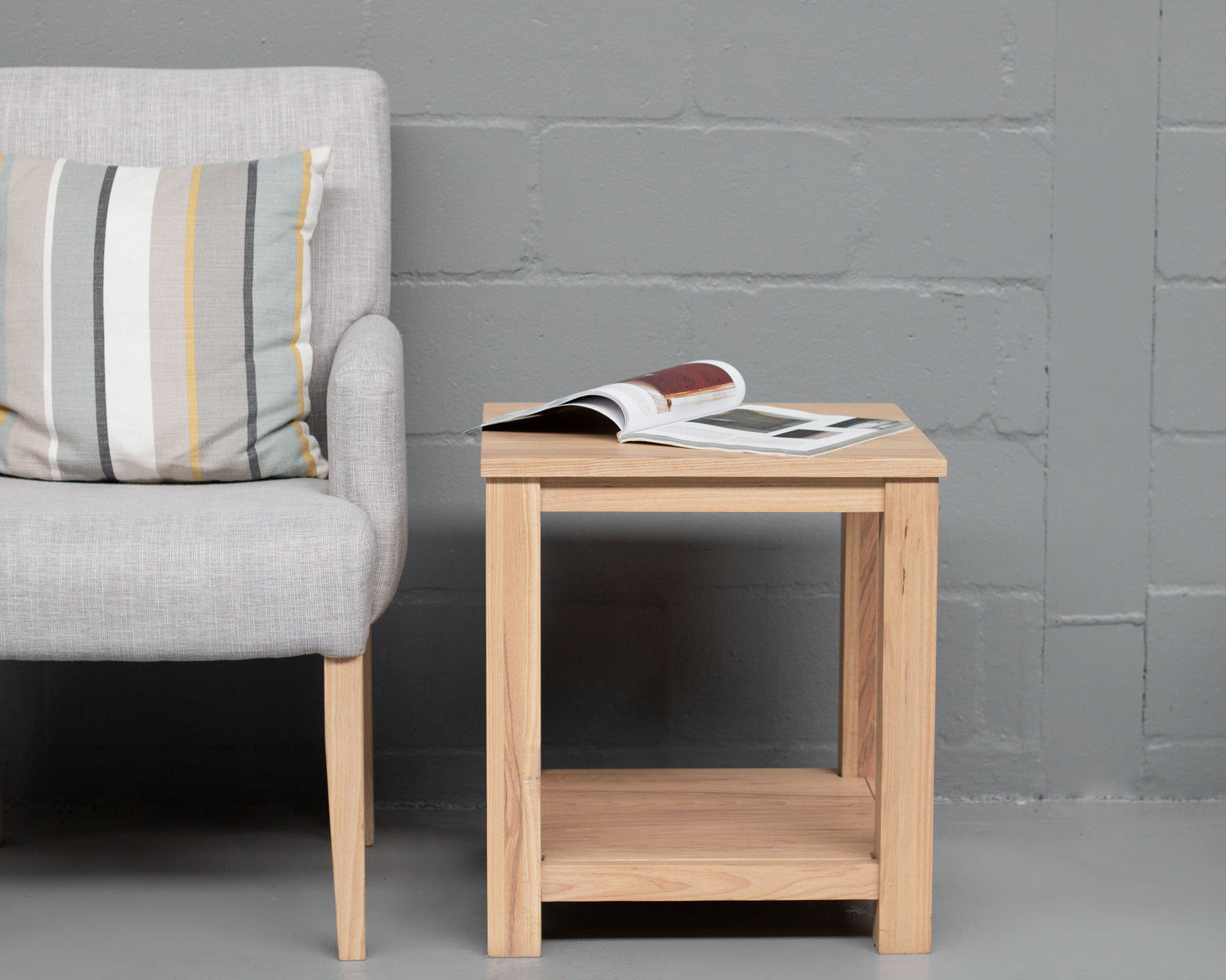 Krone Shelf Side Table | Quality Solid Wood Furniture – LANARK