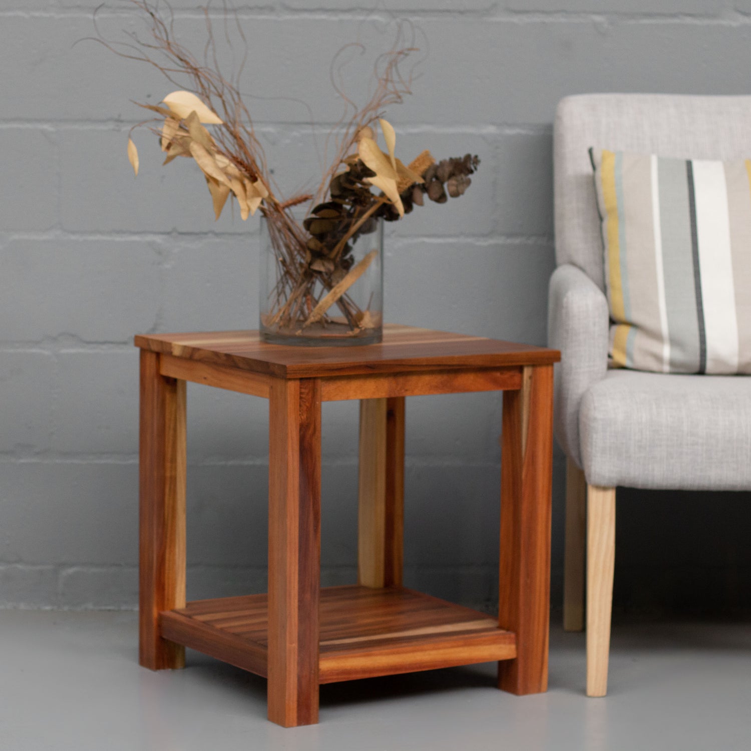 Krone Shelf Side Table | Quality Solid Wood Furniture – LANARK